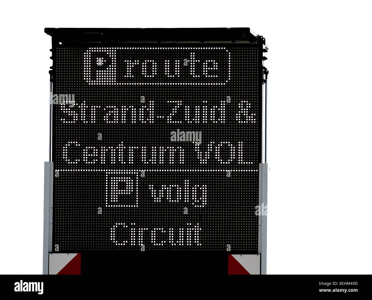 ZANDVOORT - An information board on the Zandvoort boulevard. On Whit ...