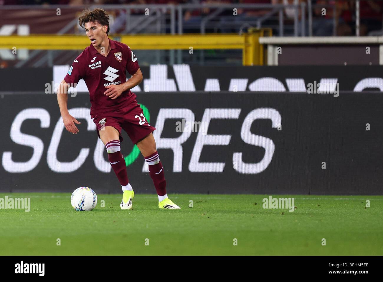 Cesare Casadei of Torino Fc in action during the Serie A match beetween ...