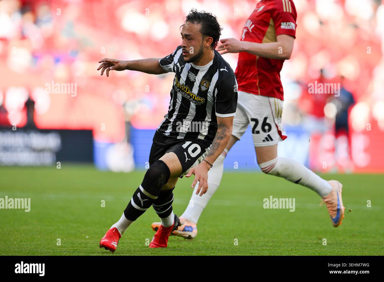 Jodi Jones of Notts County celebrates after scoring a goal to make it 3 ...