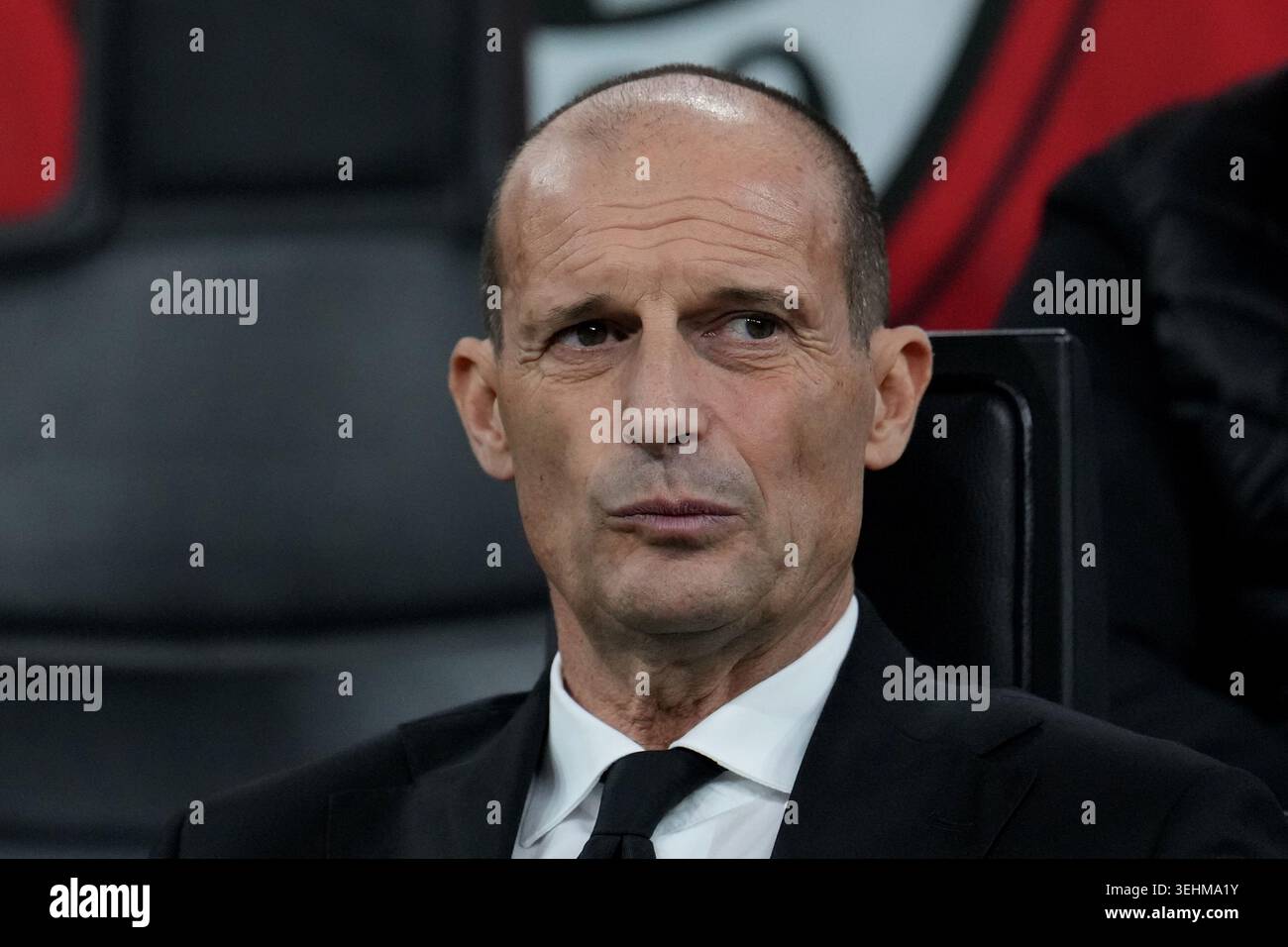 AC MilanÕs head coach Massimiliano Allegri during the Serie A soccer ...