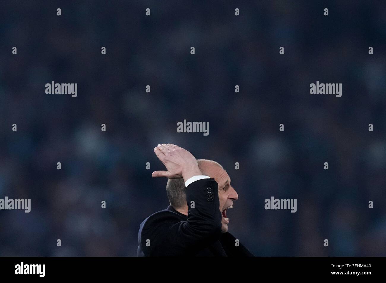 AC MilanÕs head coach Massimiliano Allegri during the Serie A EniLive ...