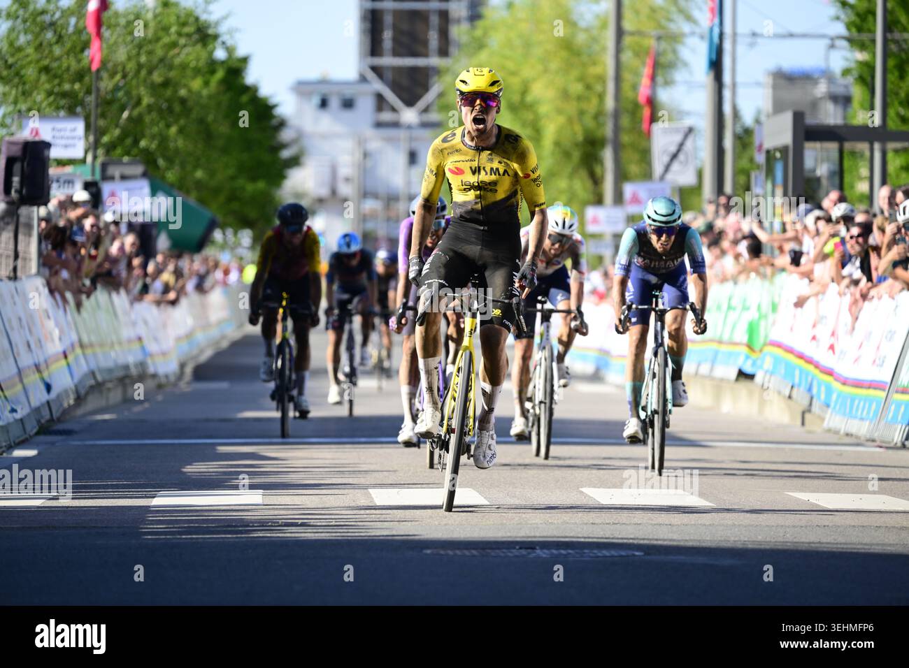 Norwegian Per Strand Hagenes of Team Visma-Lease a Bike and pictured ...