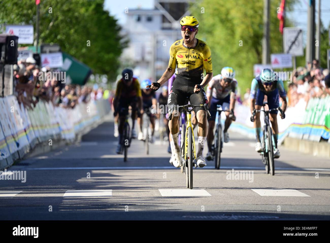 Norwegian Per Strand Hagenes of Team Visma-Lease a Bike and pictured ...