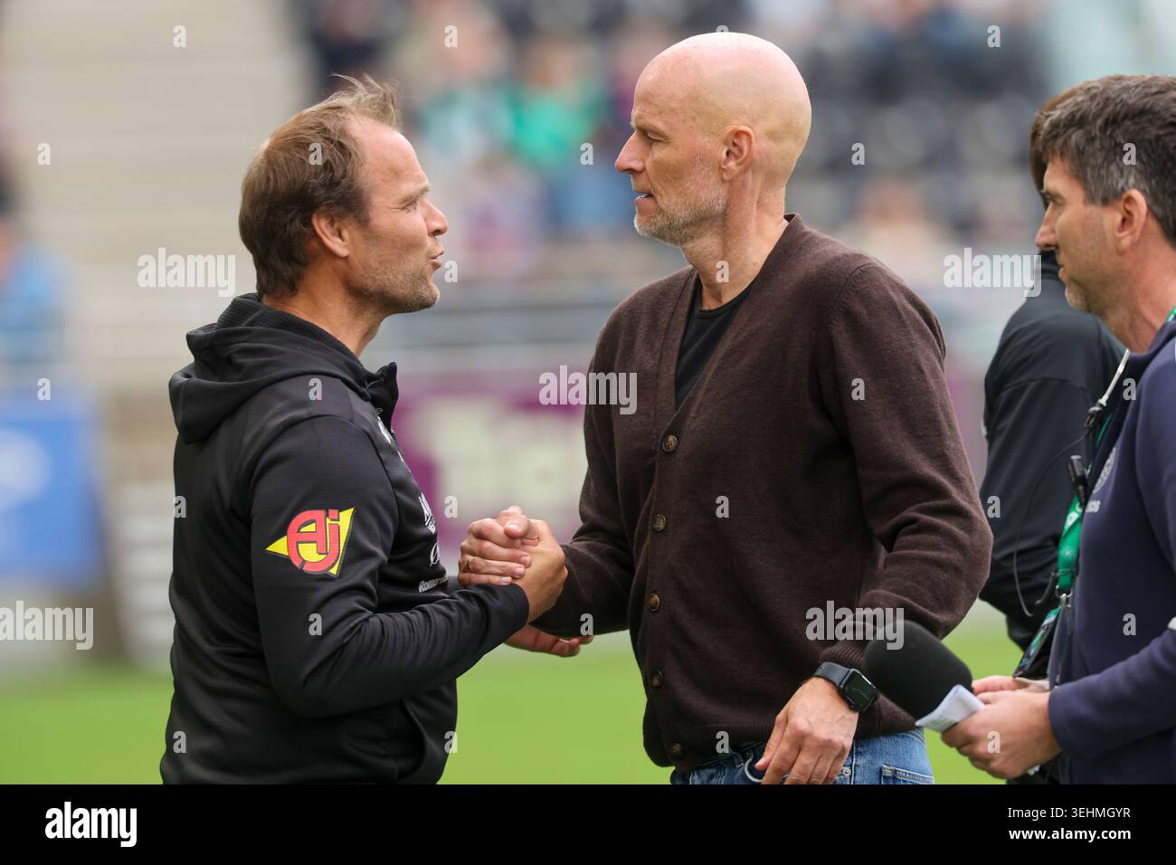 Hamar 20260525. Lillestrøm's coach Hans Erik Ødegaard and national team ...