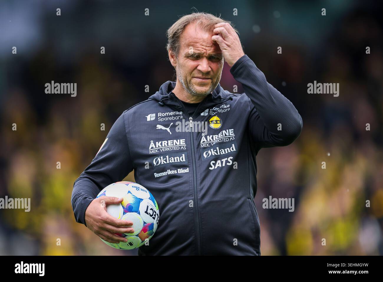 Hamar 20260525. Lillestrøm's coach Hans Erik Ødegaard before the elite ...