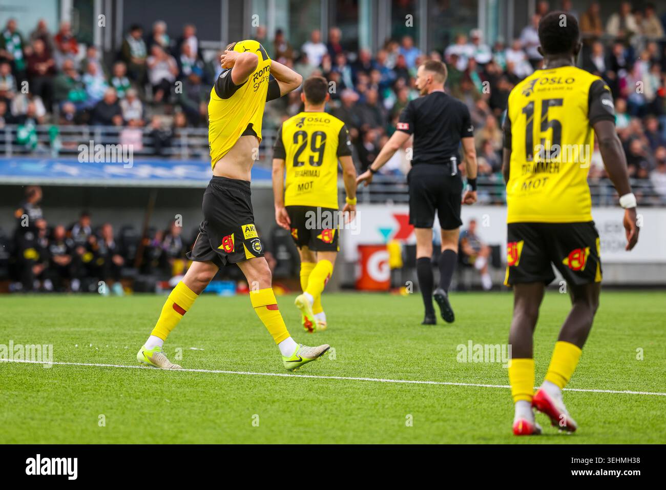 Hamar 20260525. The elite football match between HamKam and Lillestrøm ...