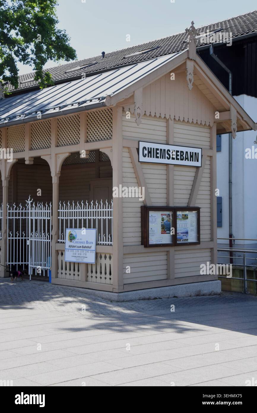 Chiemsee Dampflok Bahnhof Prien Stock Chiemsse 25.06.2026 Foto Prien ...