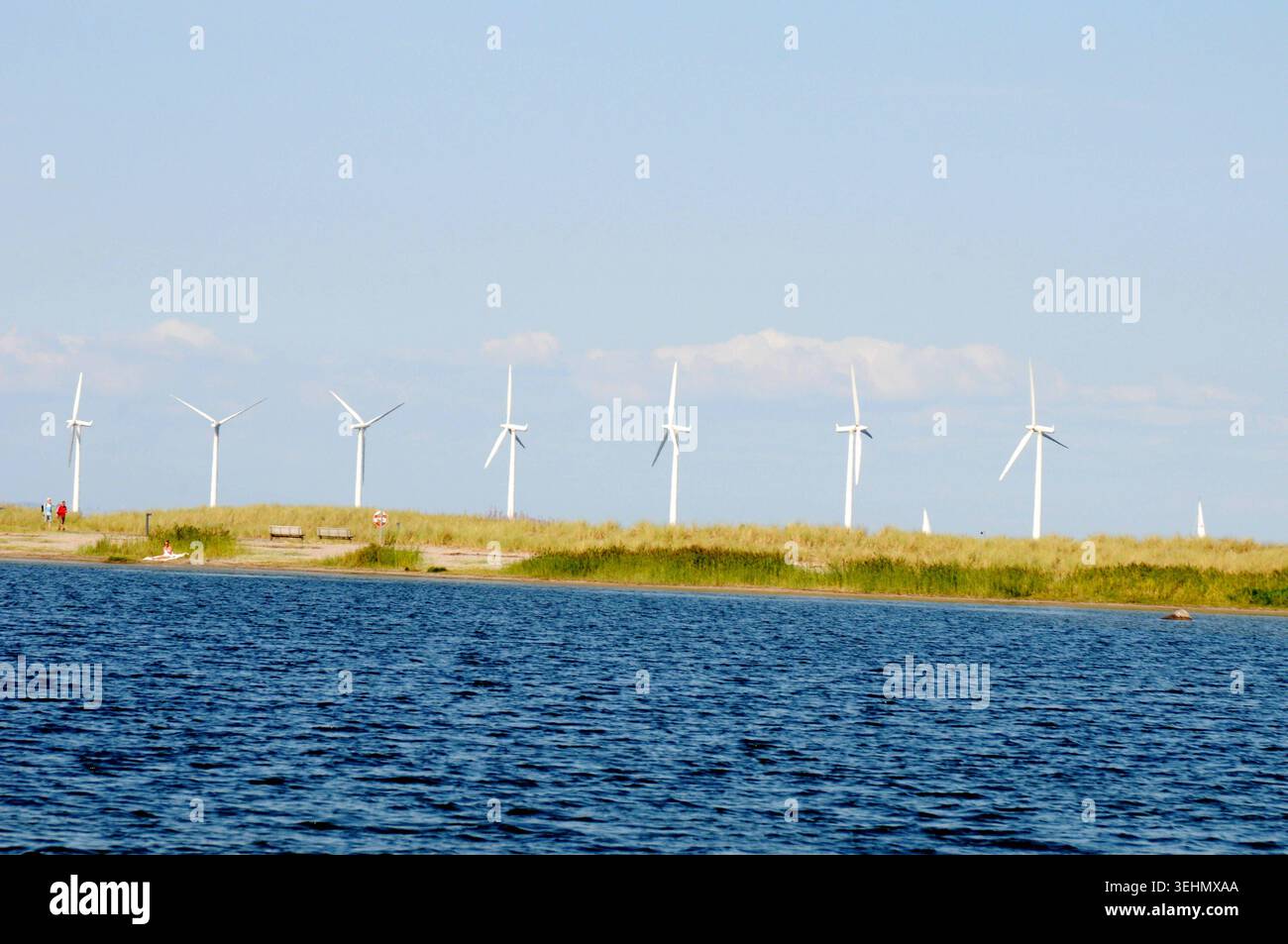 Amager/Copenhagen/ Denmark/02 August 2024/Wind turbine wind power ...