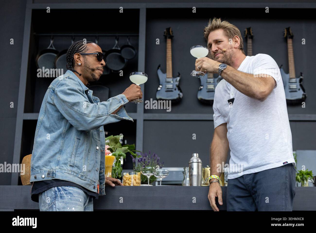 Ludacris (Chris Bridges) and chef Curtis Stone during the BottleRock ...