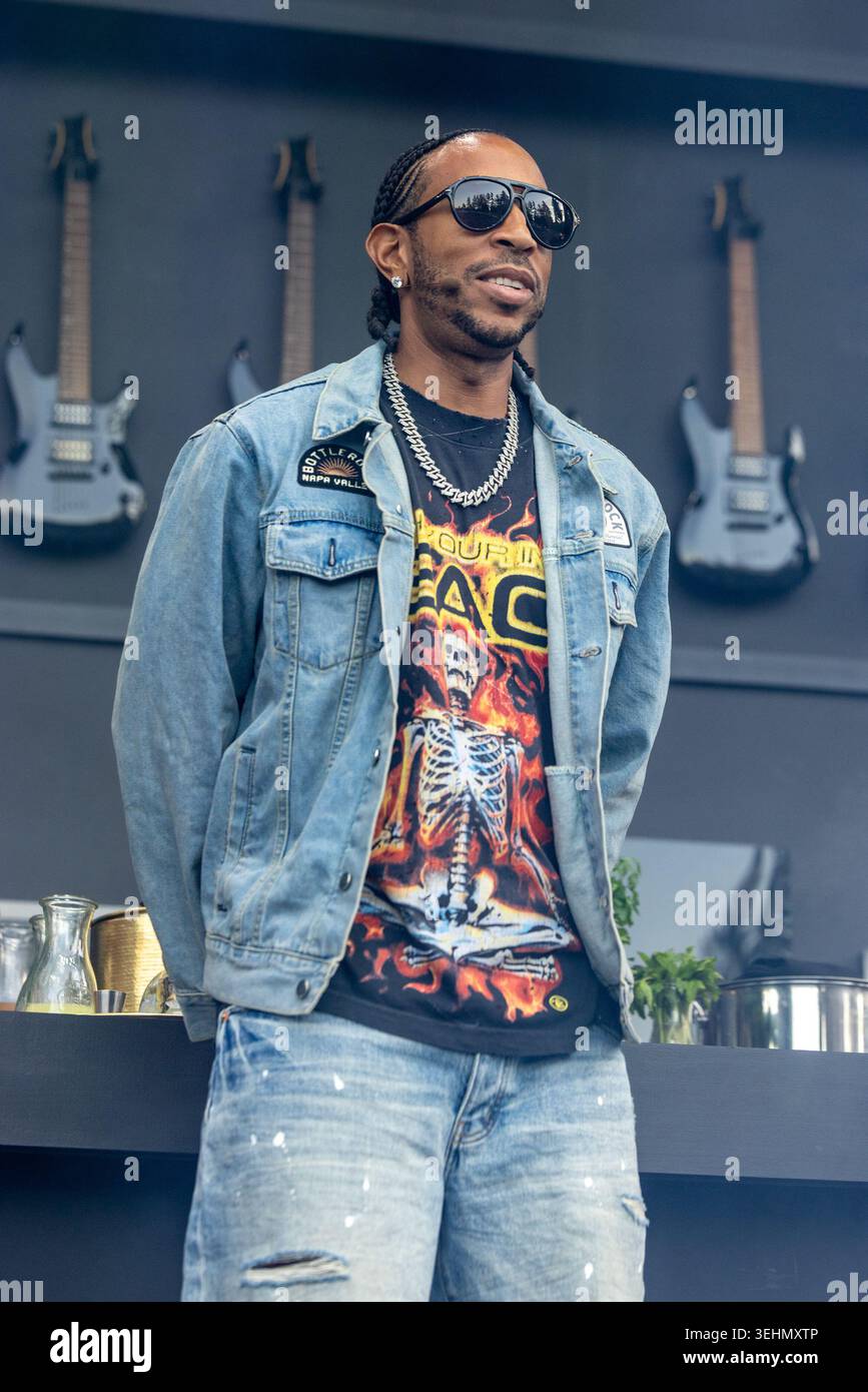 Ludacris (Chris Bridges) during the BottleRock Music Festival on May 24 ...
