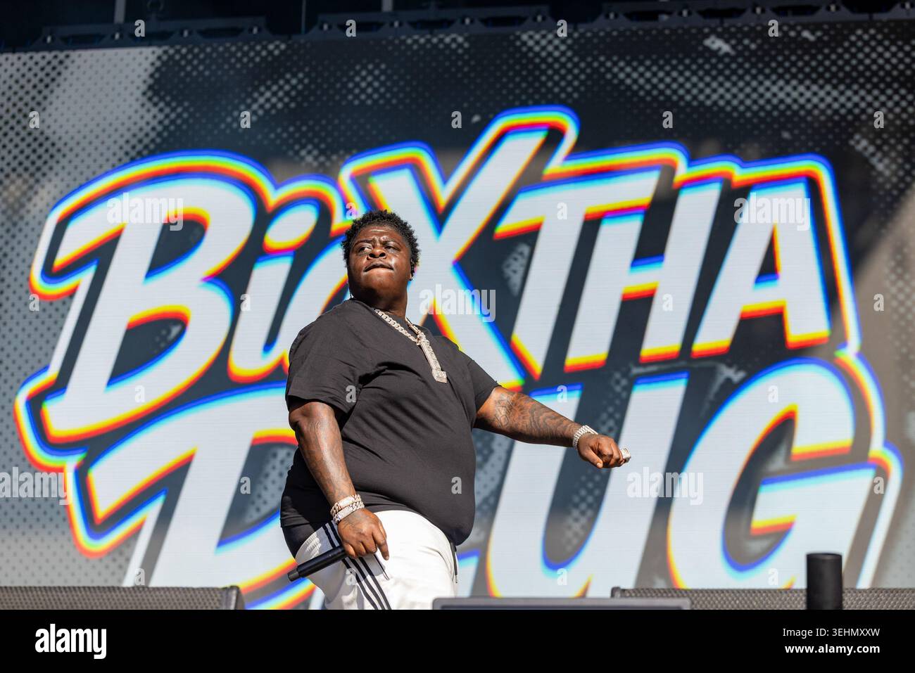 Rapper BigXthaPlug (Xavier Landum) during the BottleRock Music Festival ...