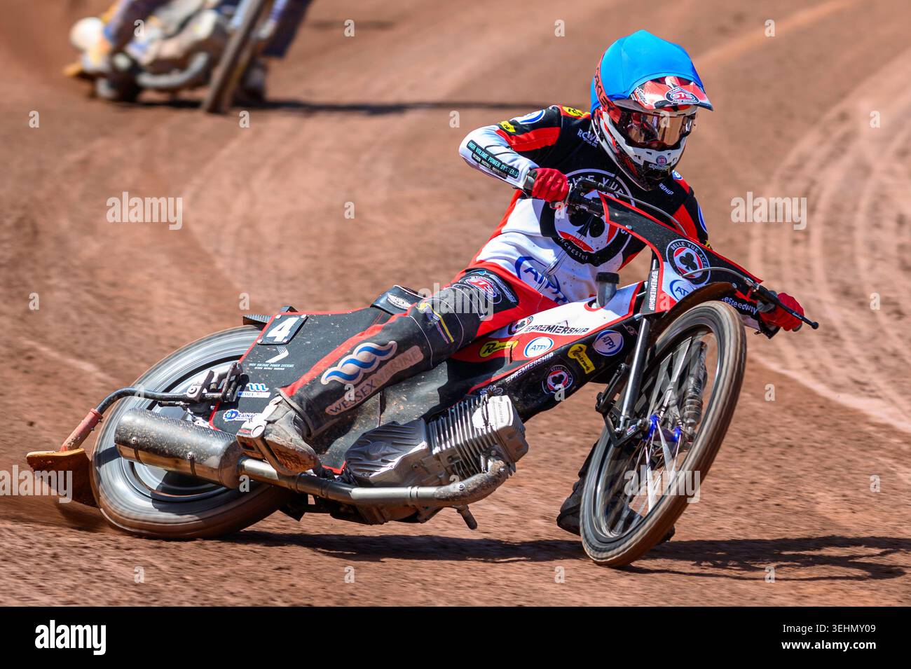 Zach Cook of Belle Vue Aces in action during the Rowe Motor Oil ...