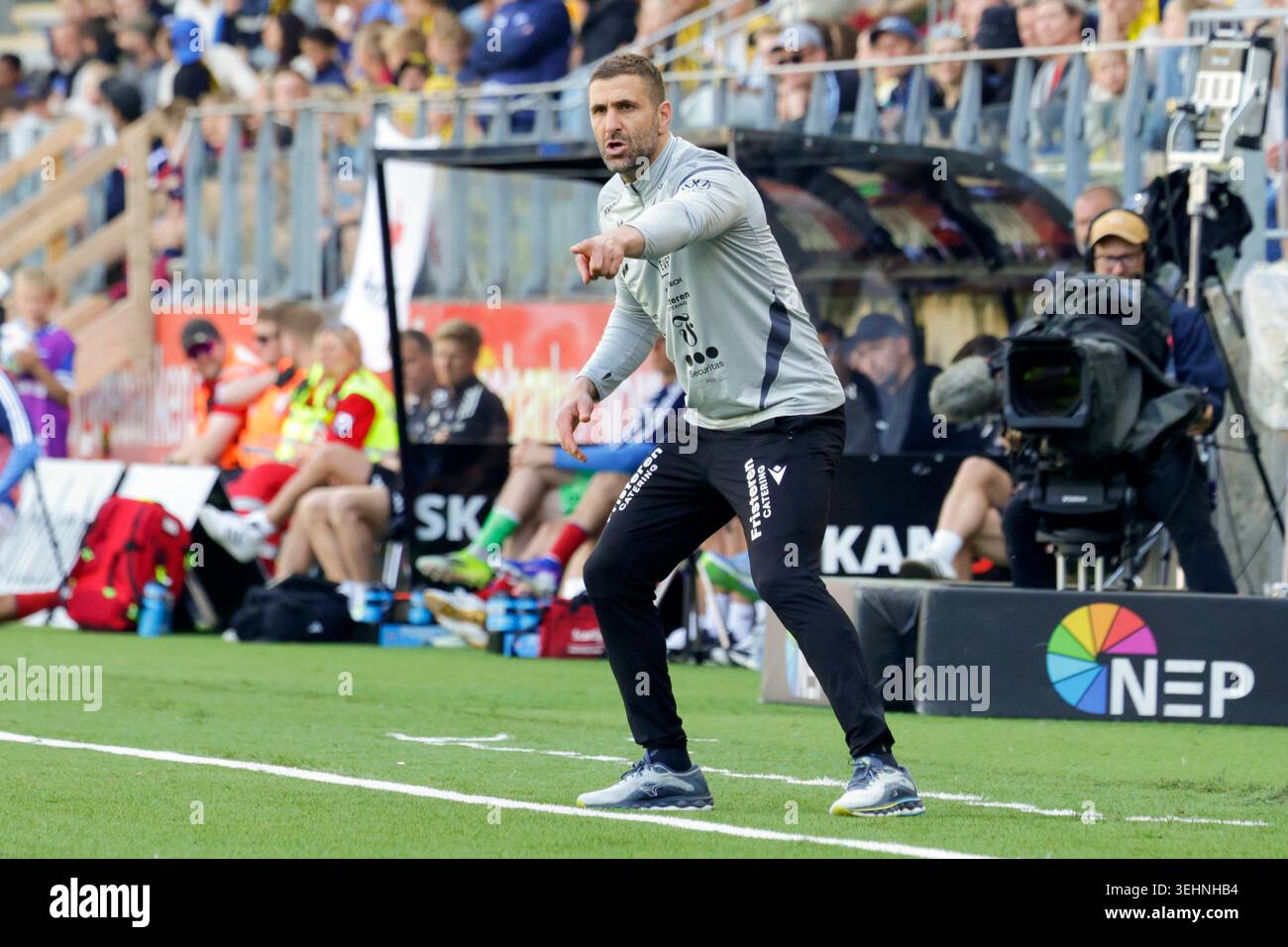 Kristiansand 20260525. Start's coach Azar Karadas during the elite ...
