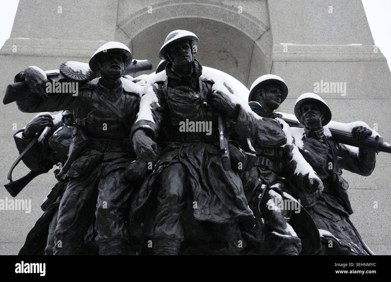 File photo ‚Äî Snow covers the National War Memorial on Tuesday, Nov ...