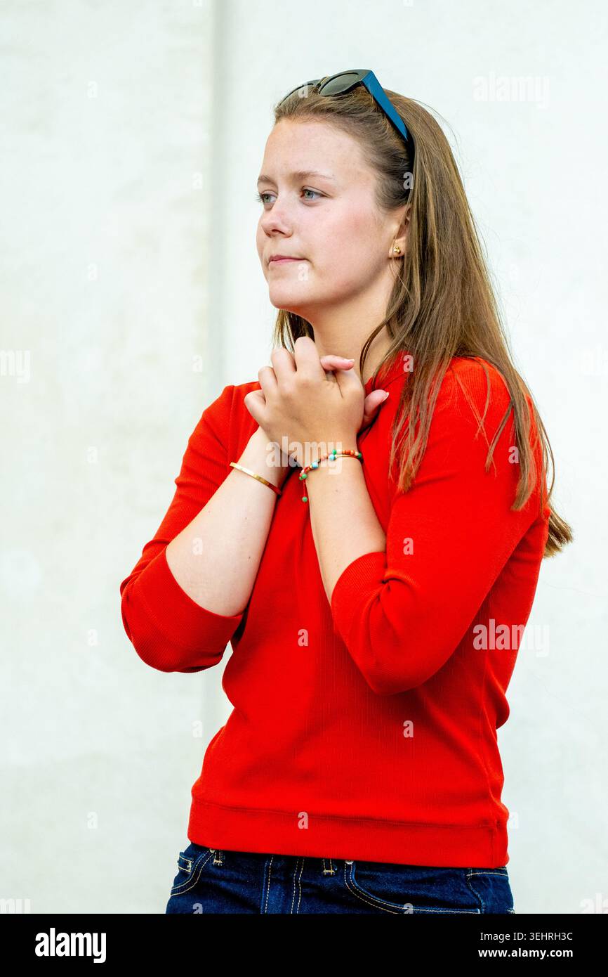 Princess Isabella during the annual sports event Royal Run, where the ...