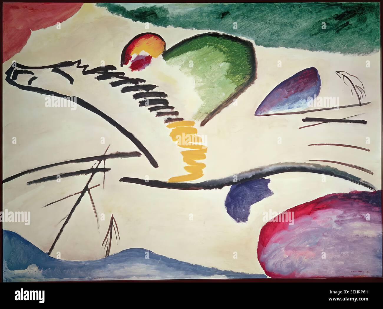Wassily Kandinsky, Abstract Horse, 1911 Stock Photo - Alamy