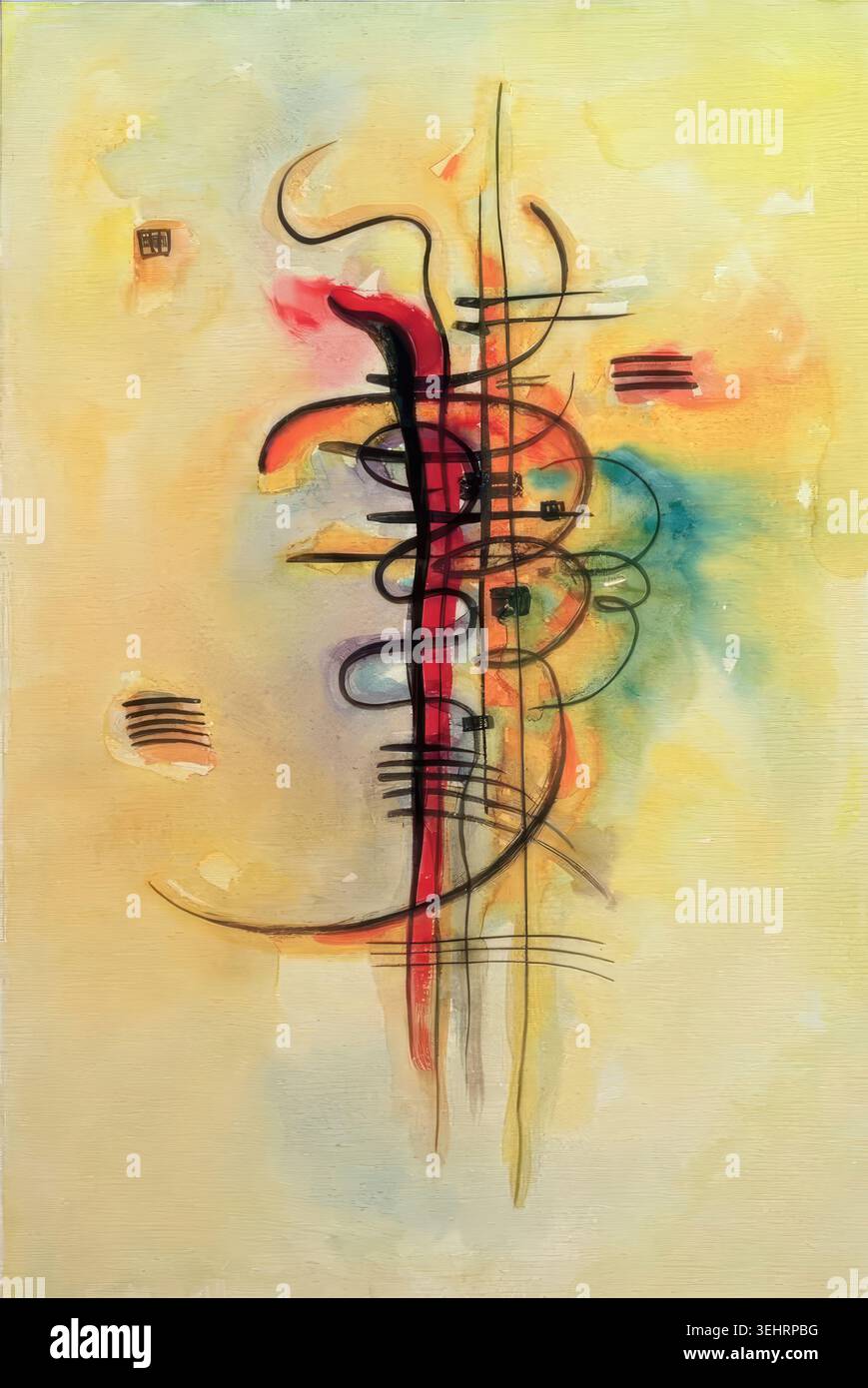 Wassily Kandinsky, Watercolor No. 326, 1928 Stock Photo - Alamy