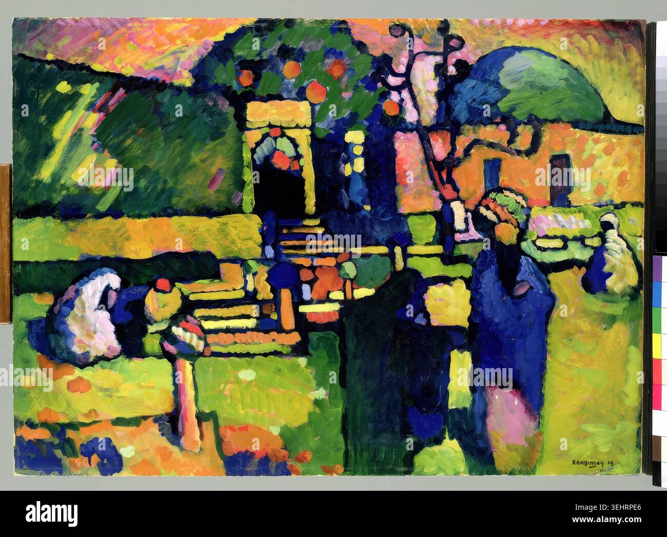 Wassily Kandinsky, Arabian Graveyard, 1909 Stock Photo - Alamy