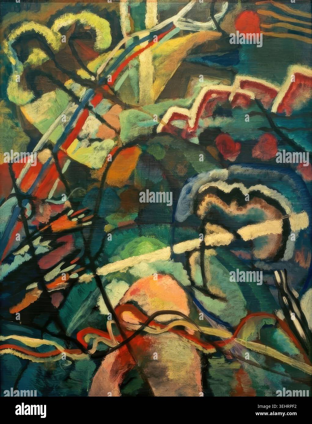Wassily Kandinsky, Picture with White Border, 1913 Stock Photo - Alamy