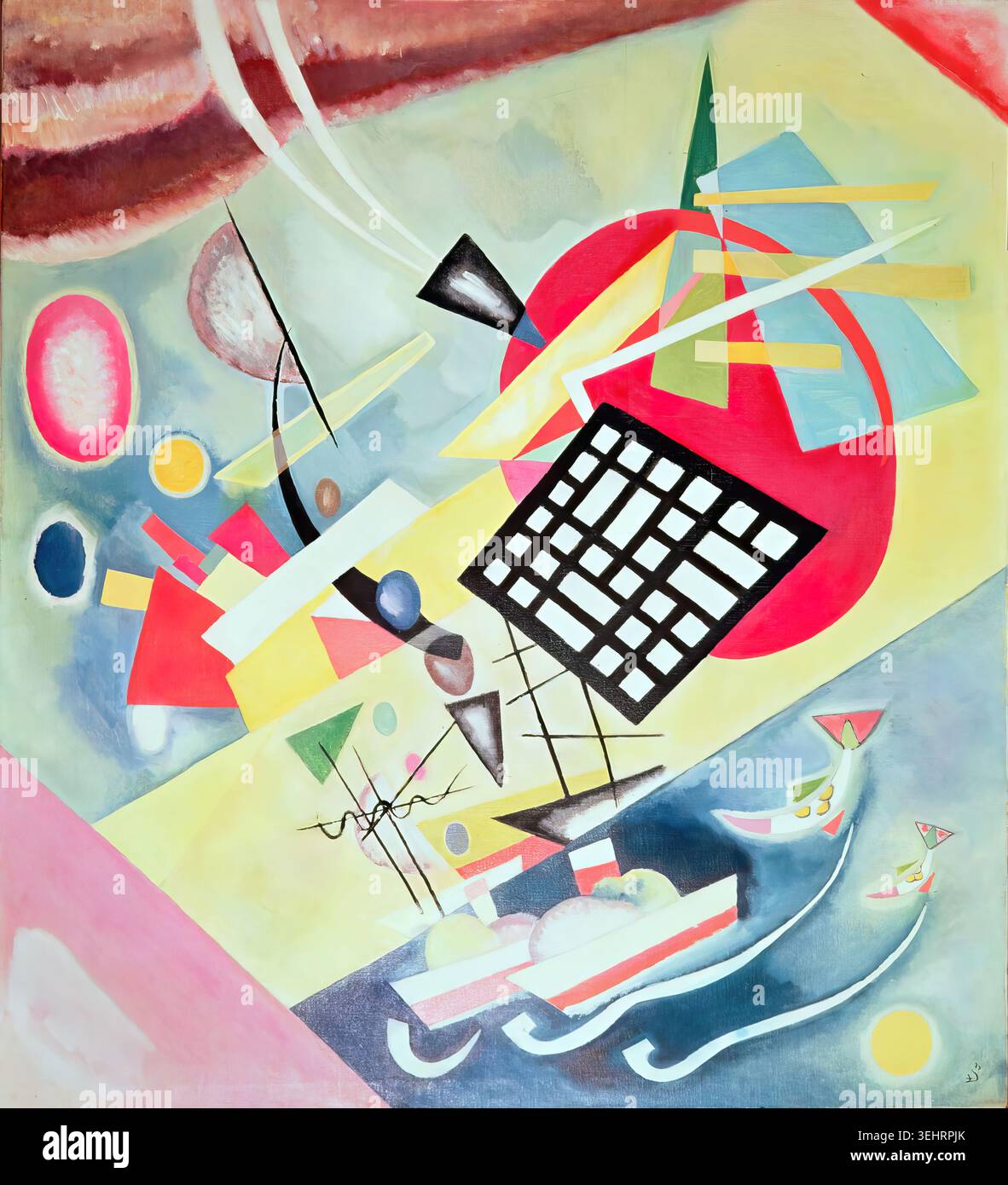 Wassily Kandinsky, Black Network, 1922 Stock Photo - Alamy