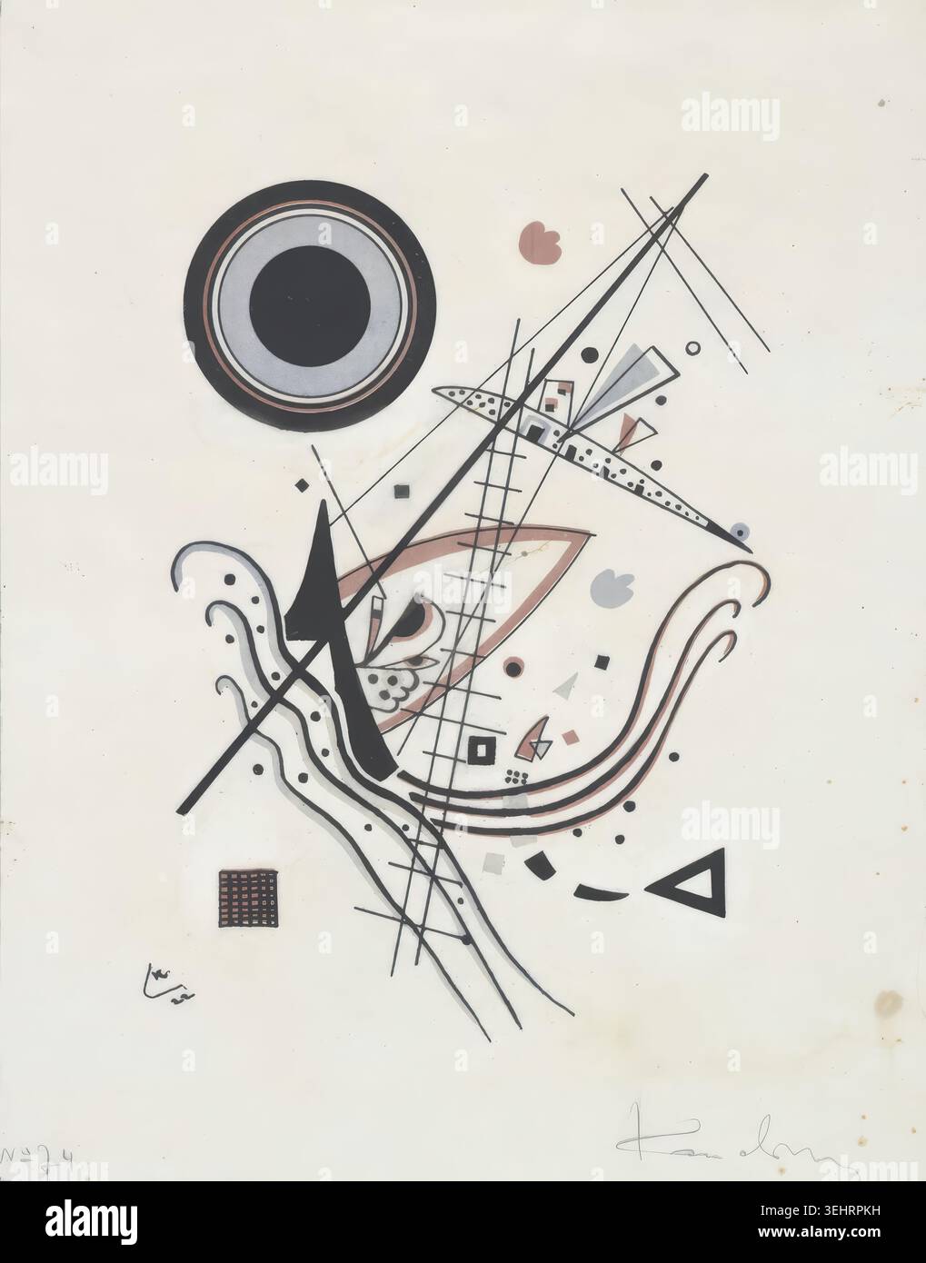 Wassily Kandinsky, Blue, 1922 Stock Photo - Alamy