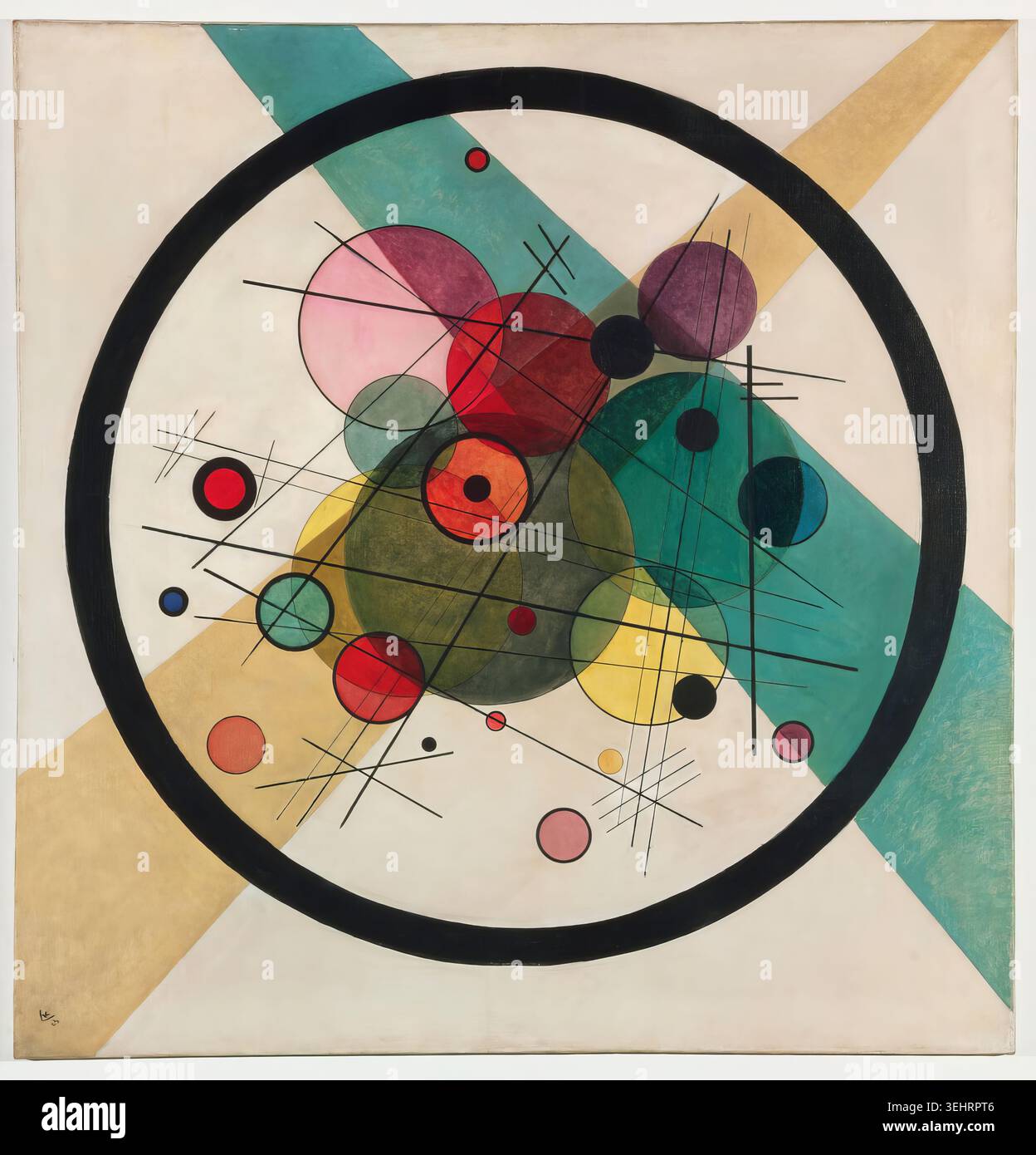 Wassily Kandinsky, Circles in a Circle, 1923 Stock Photo - Alamy