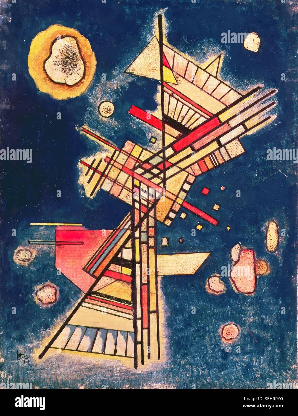 Wassily Kandinsky Composition Blue Background, 1927 Stock Photo - Alamy