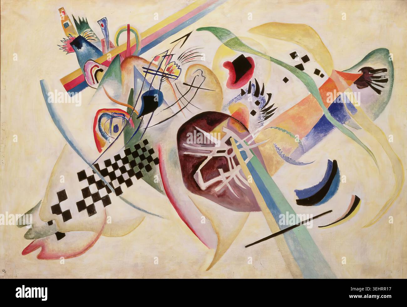 Wassily Kandinsky, Composition No. 224 (On White), 1920 Stock Photo - Alamy