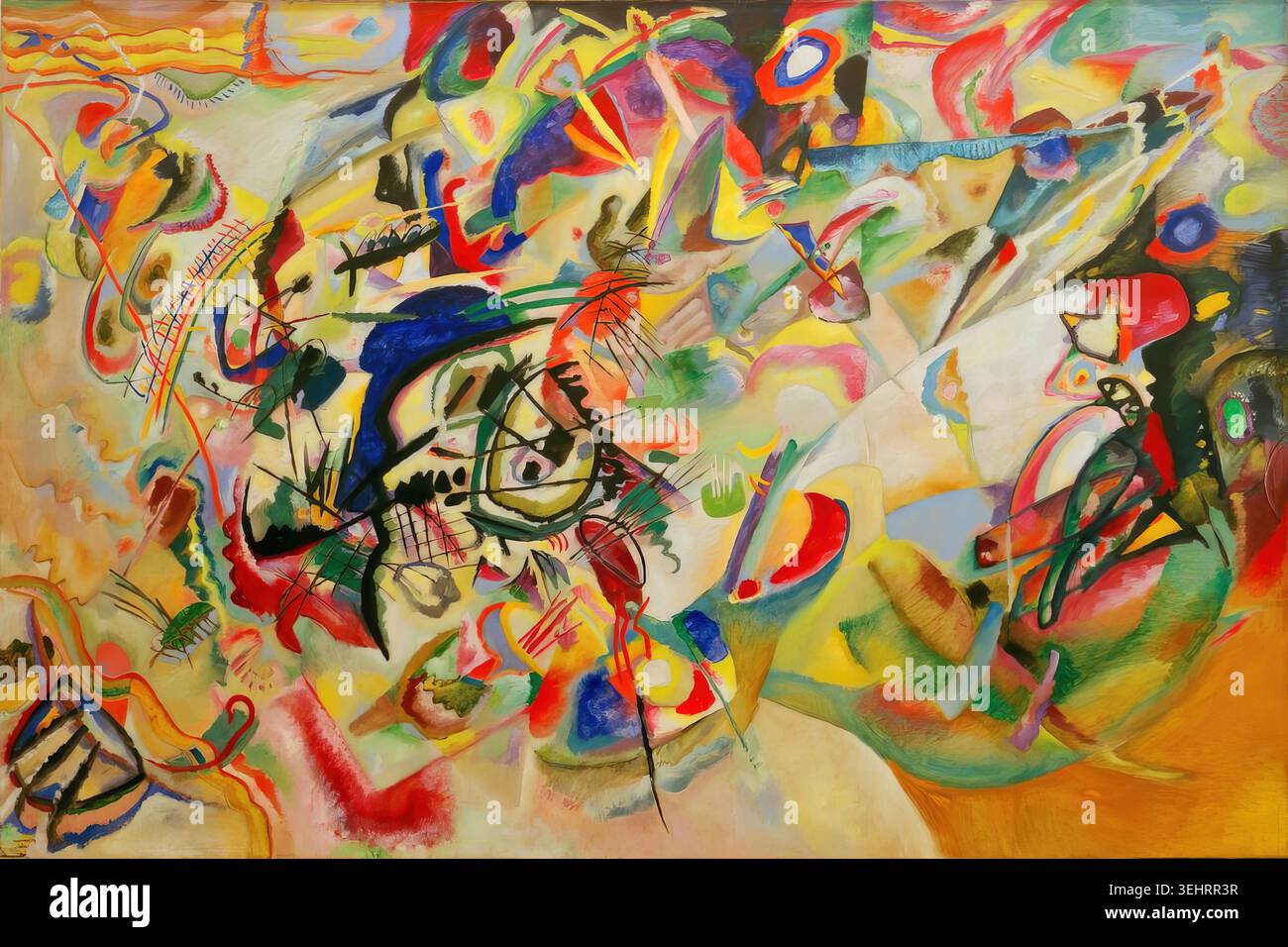 Wassily Kandinsky, Composition VII, 1913 Stock Photo - Alamy