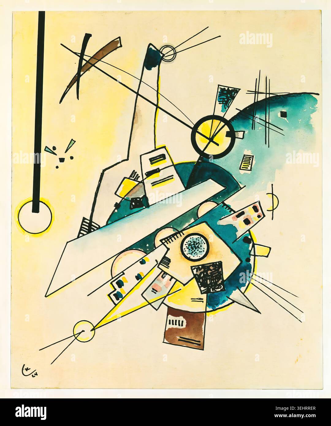 Wassily Kandinsky, Composition, 1916 Stock Photo - Alamy
