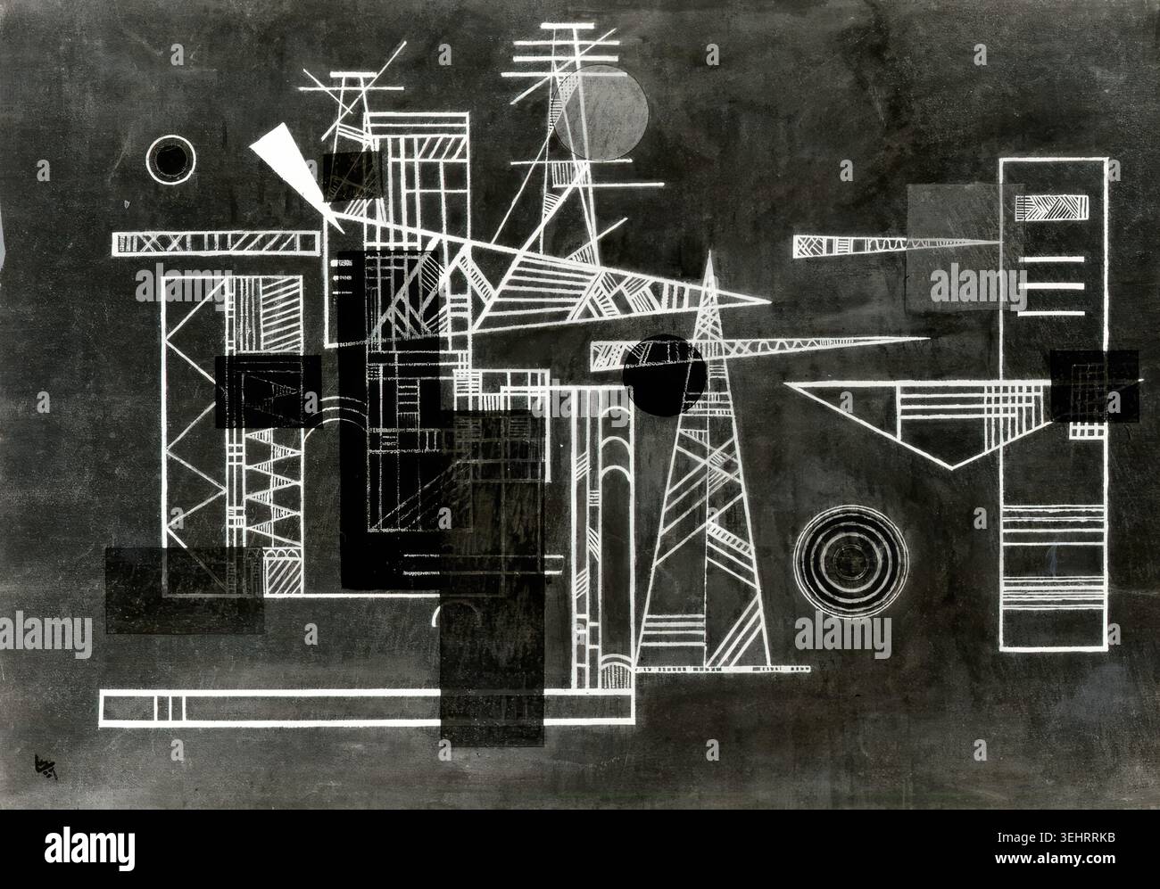 Wassily Kandinsky Construction with Points, 1927 Stock Photo - Alamy