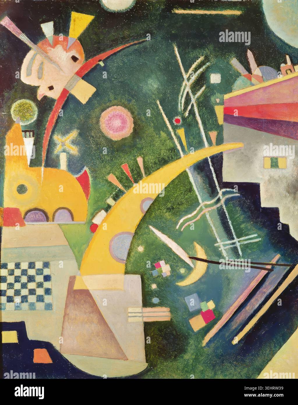 Wassily Kandinsky, Hornform, 1924 Stock Photo - Alamy