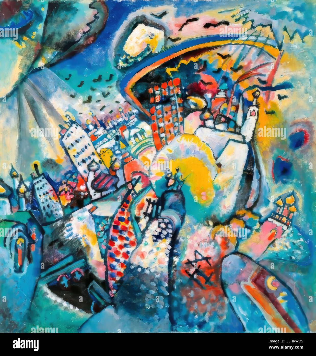 Wassily Kandinsky, Moscow Red Square, 1916 Stock Photo - Alamy
