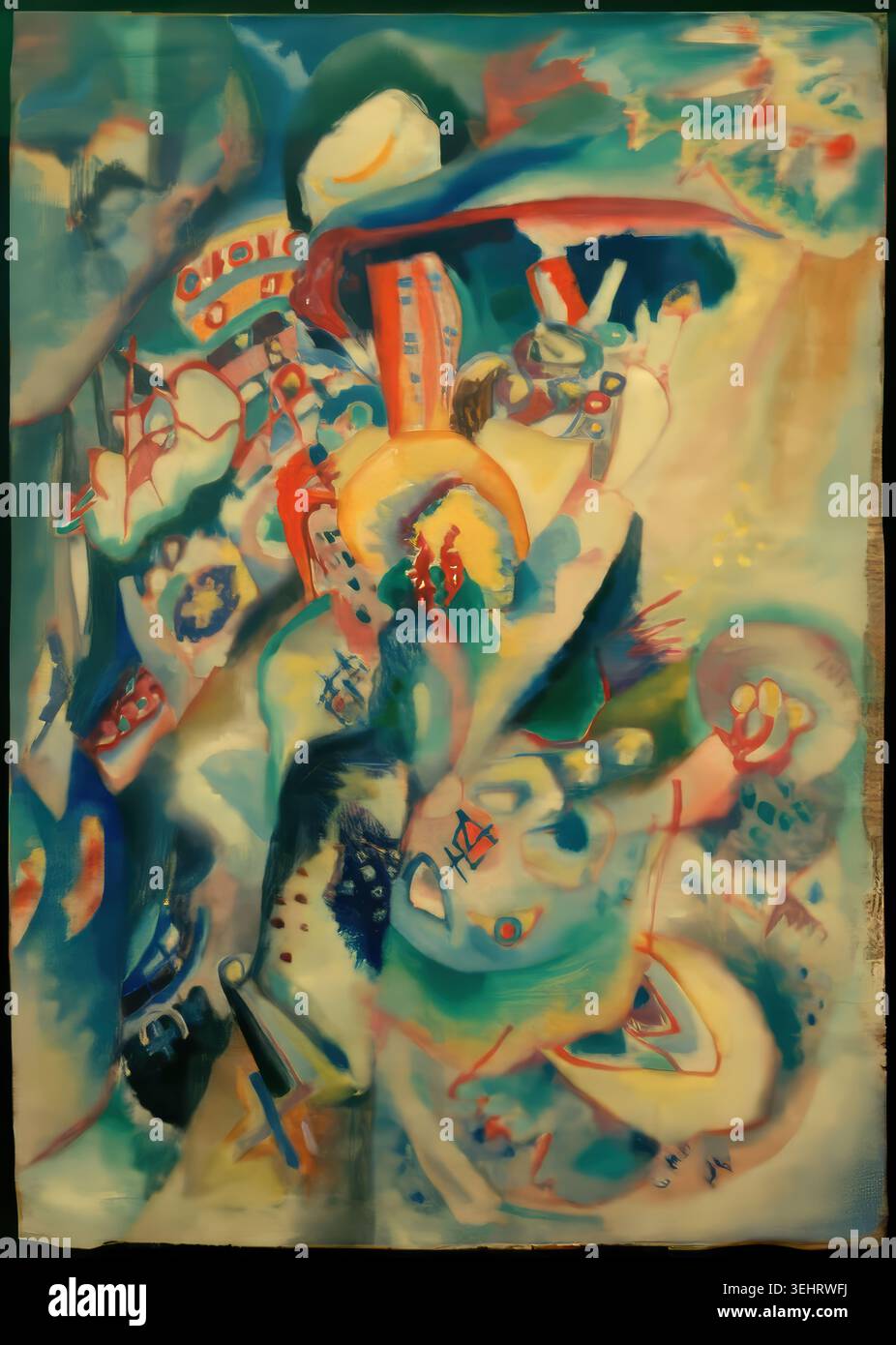 Wassily Kandinsky - Moscow II 1916 Stock Photo - Alamy