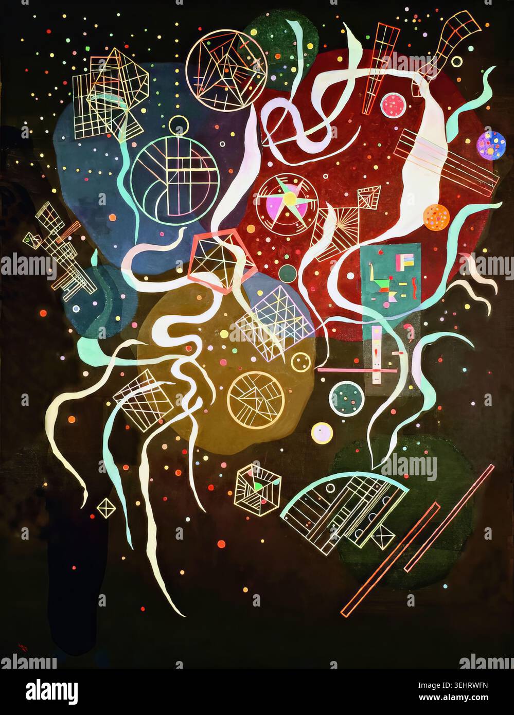 Wassily Kandinsky - Mouvement 1913 Stock Photo - Alamy