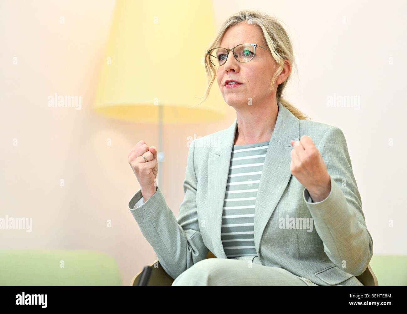 Green Party Federal Spokesperson Leonore Gewessler on Friday, May 22 ...
