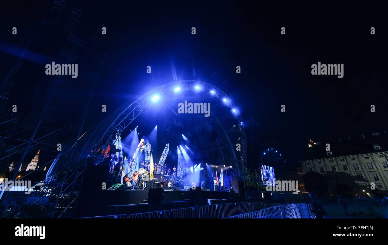The opening of the Vienna Festival at Heldenplatz in Vienna, Austria ...