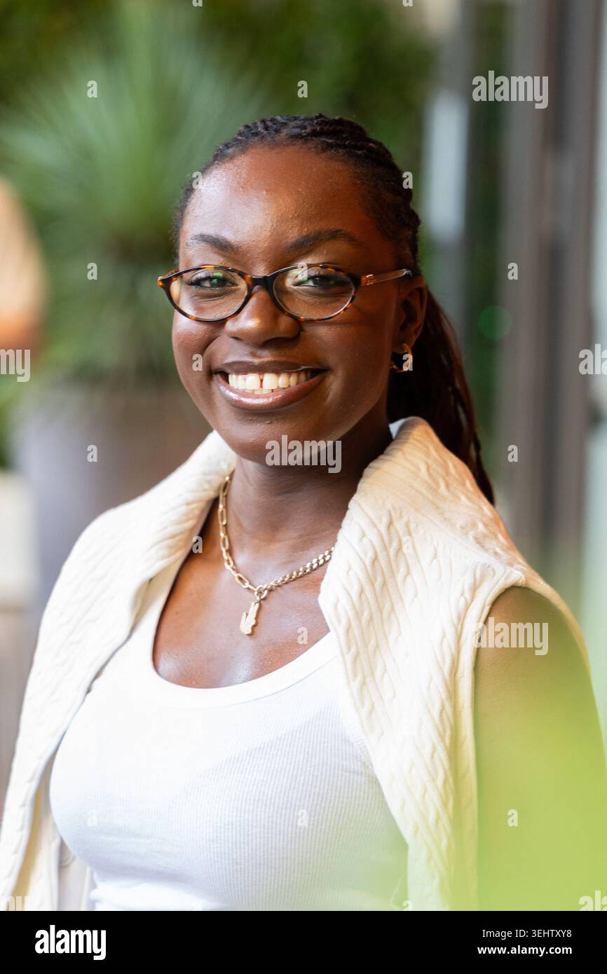 Sarah N'dri attends the Village Night Session day 2 during the 2026 ...