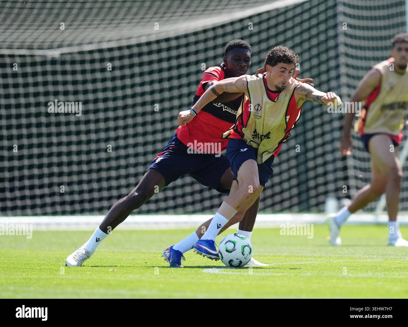 Crystal Palace's Yeremi Pino during a training session at Crystal ...
