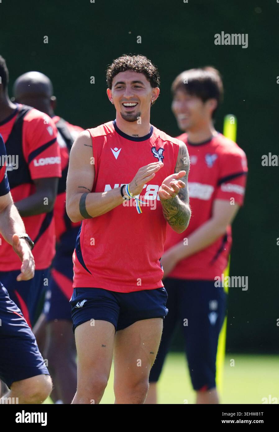 Crystal Palace's Yeremi Pino during a training session at Crystal ...