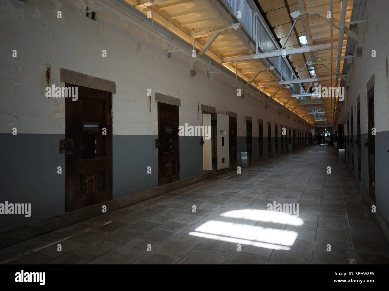 Rooms are pictured at the Nara Prison Museum, Nara Prefecture on May 26 ...