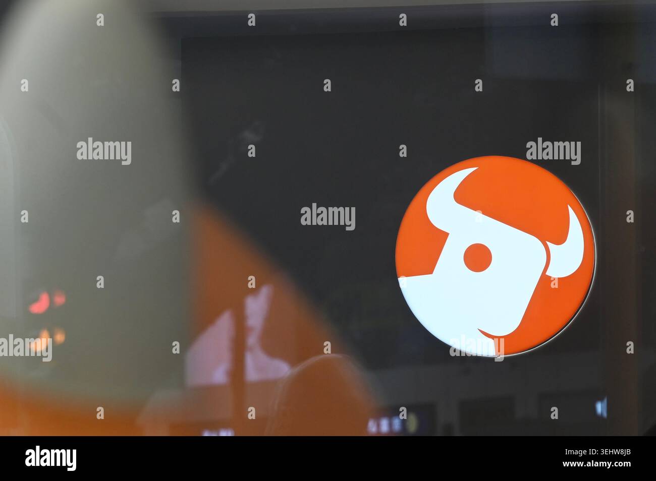 A general view showing a logo of financial securities company Futu ...