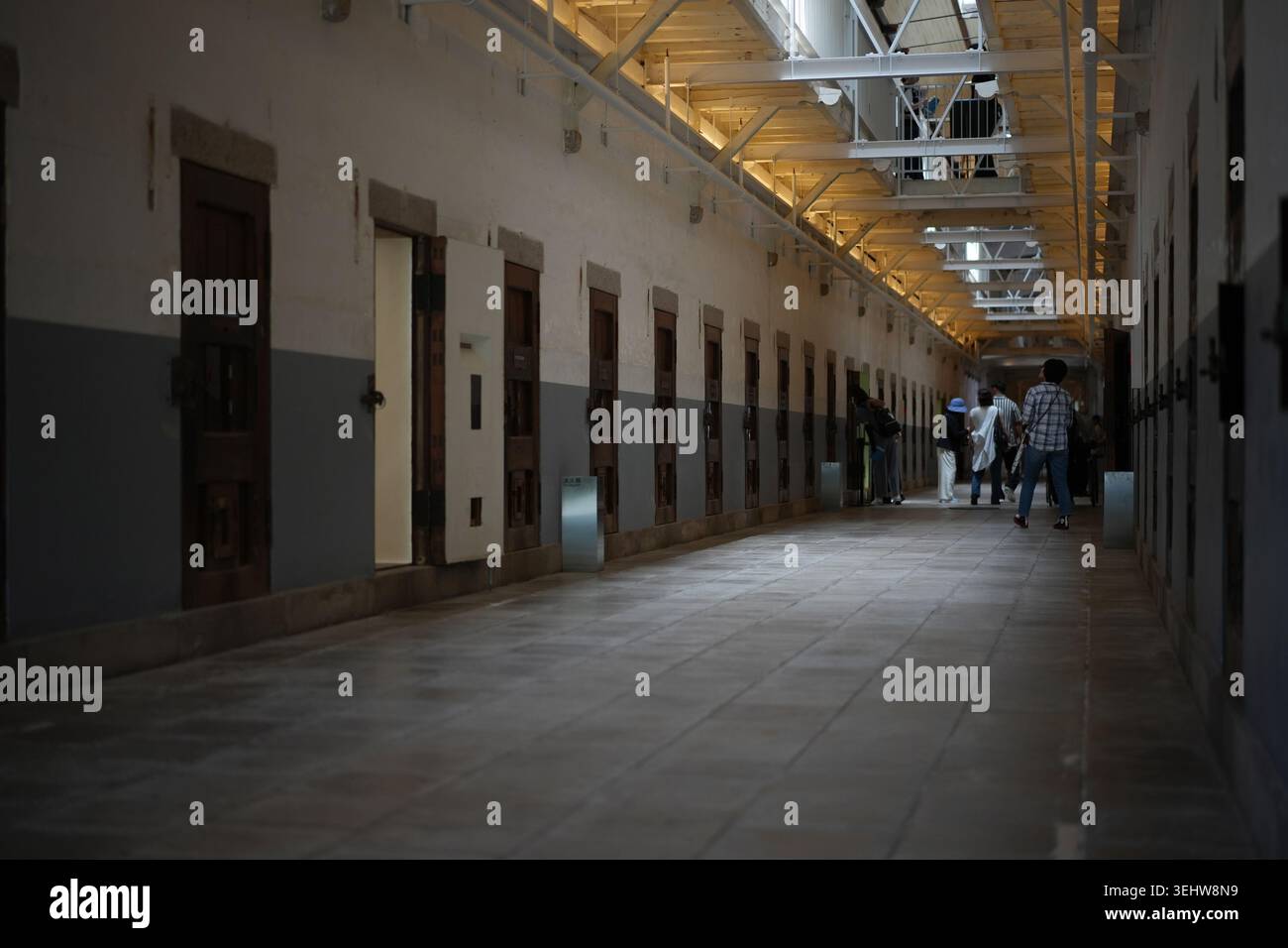 Rooms are pictured at the Nara Prison Museum, Nara Prefecture on May 26 ...