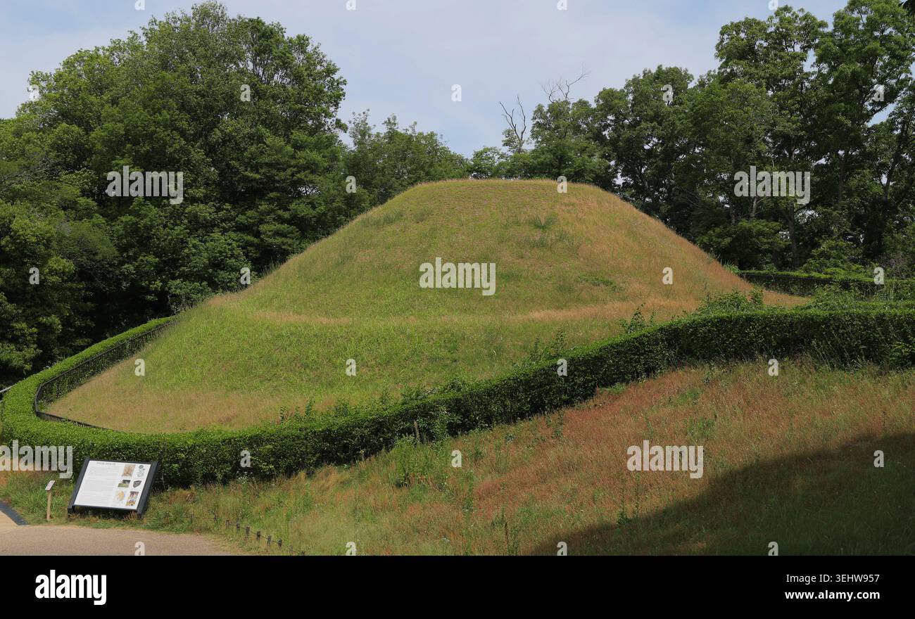 A picture shows Takamatsuzuka Tomb in Asuka Village, Nara Prefecture on ...