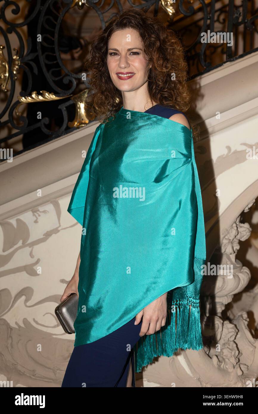 Lidia San Jose Poses portrait session during the 'Marie Claire Beauty ...