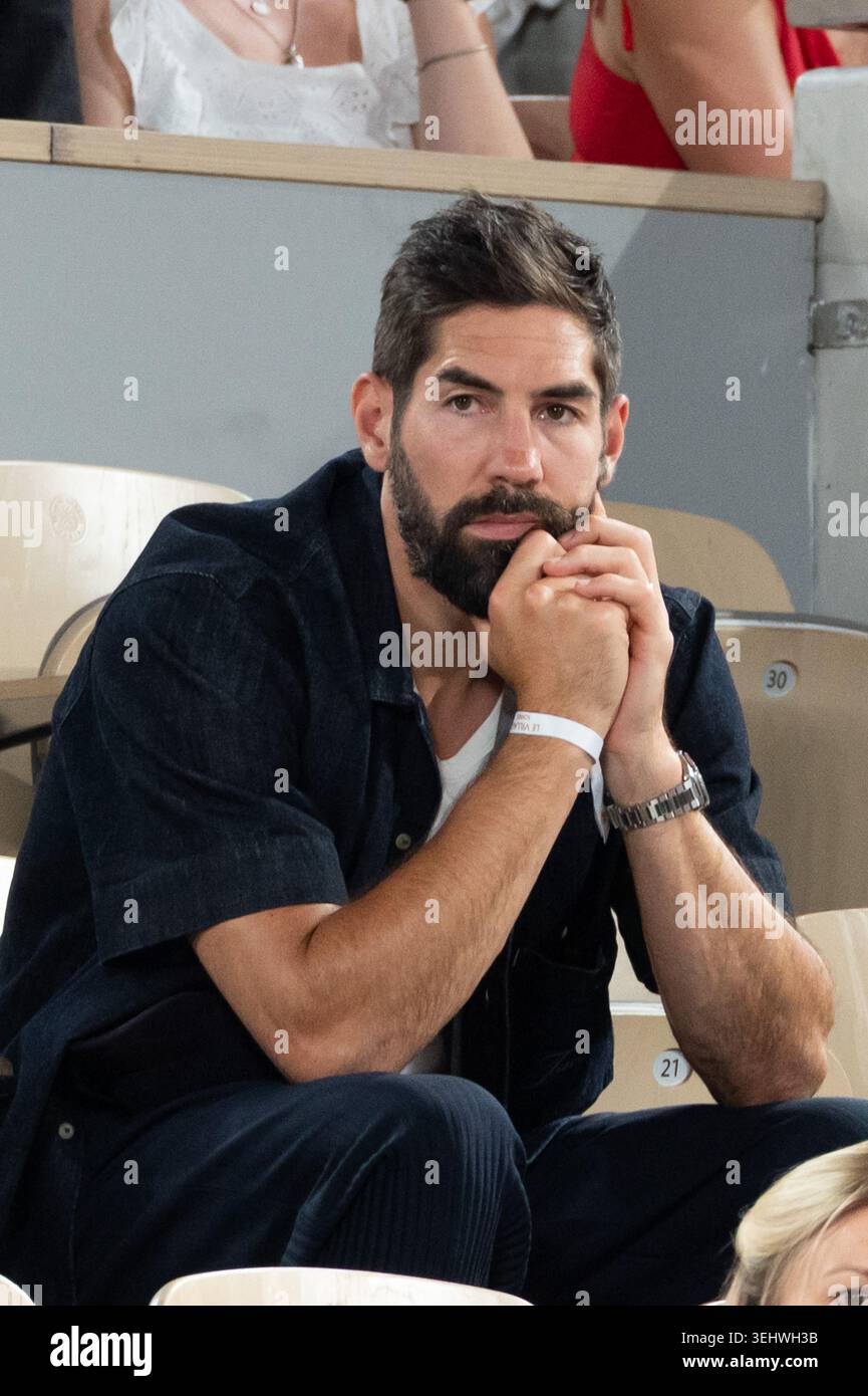 Nikola Karabatic in stand Night Session Day 2 during the 2026 French ...