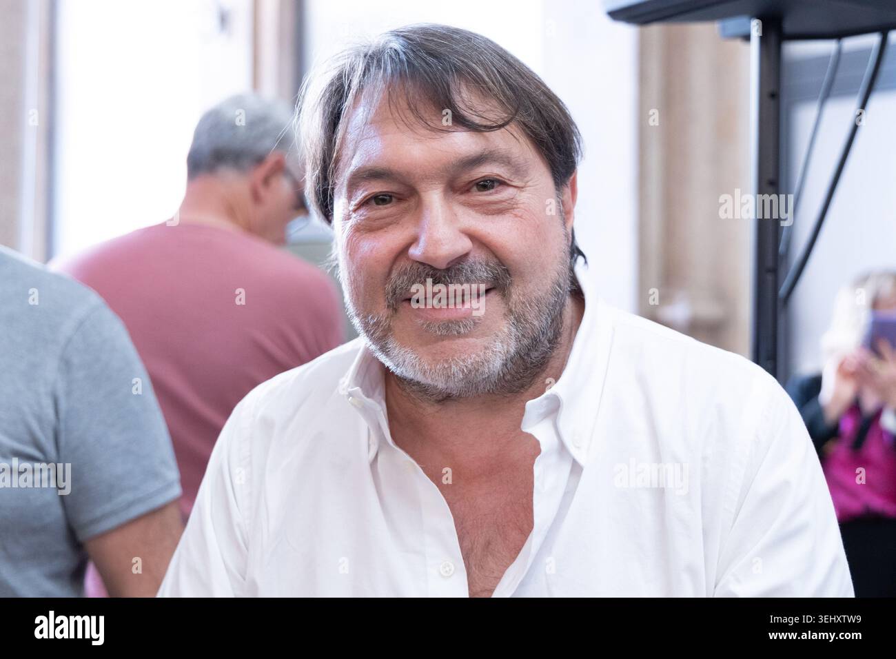 IPA85092154 - Sigfrido Ranucci during the presentation at the Mondadori ...