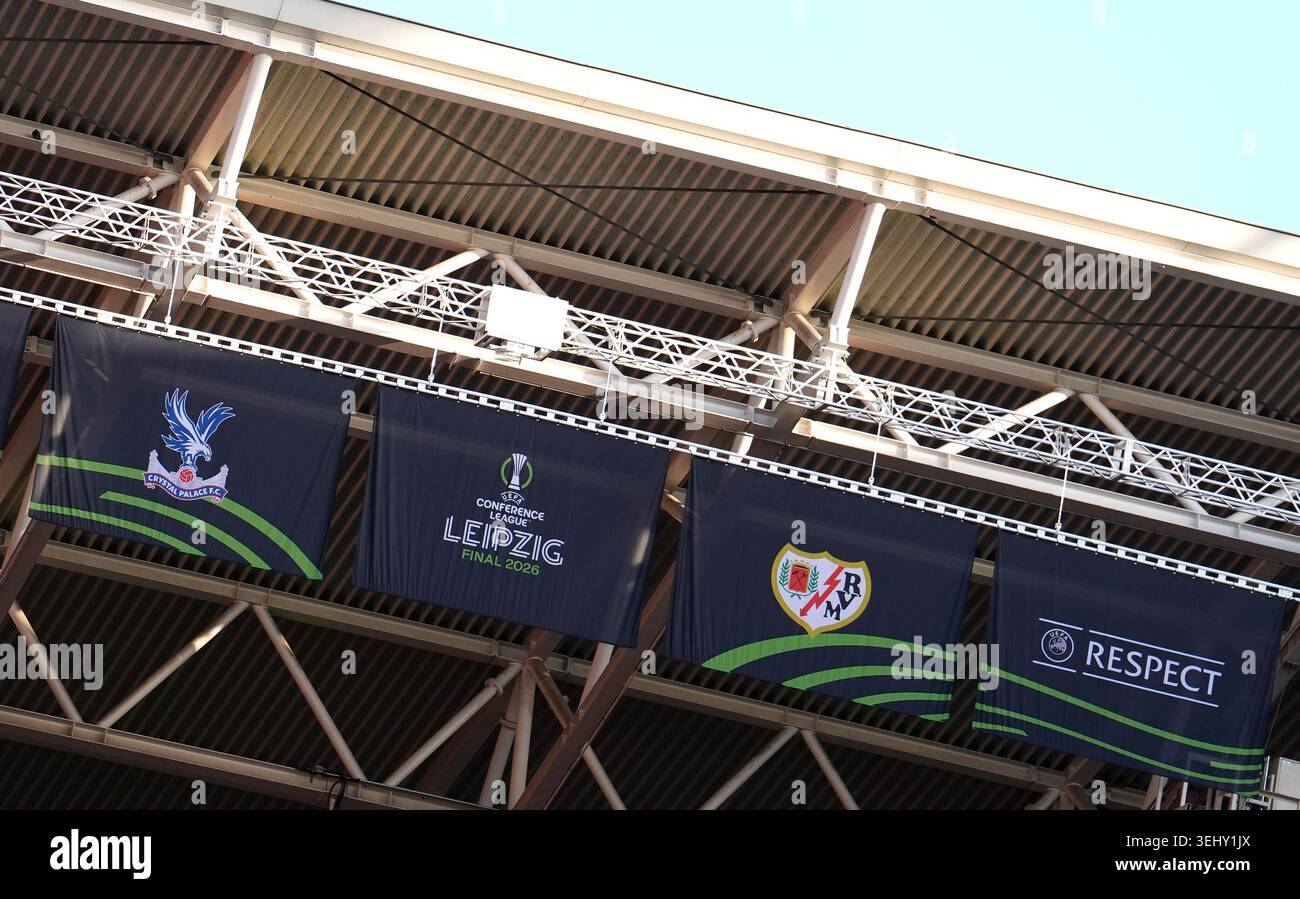 A general view from inside the Red Bull Arena, Leipzig, ahead of ...