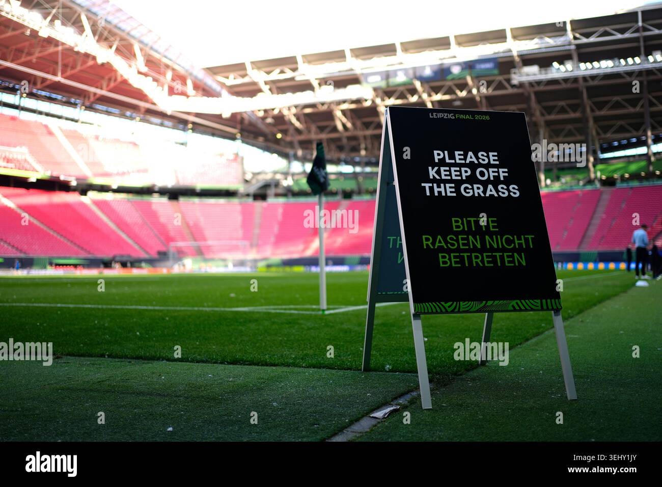 A general view from inside the Red Bull Arena, Leipzig, ahead of ...