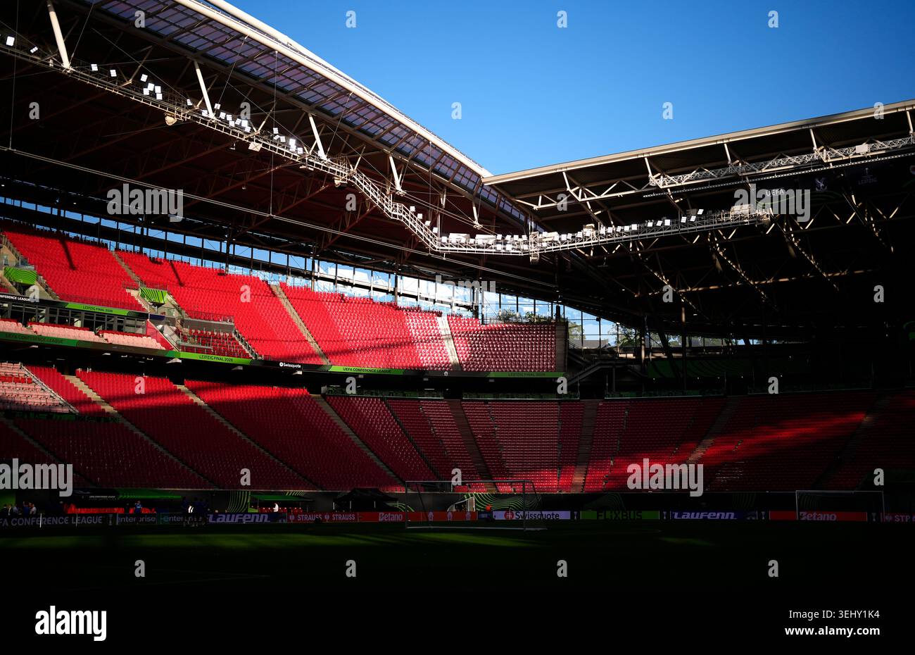 A general view from inside the Red Bull Arena, Leipzig, ahead of ...